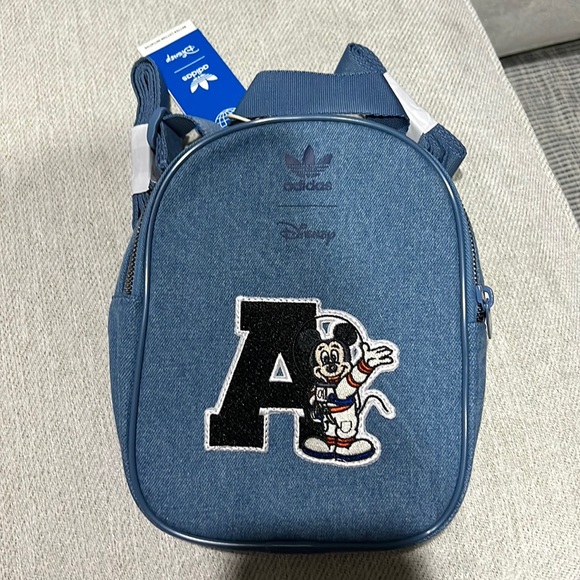 adidas Originals | Bags | Adidas Originalsblue X Disney Mini Backpack ...